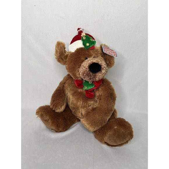 Gund | Toys | Gund Christmas Pals Puppy Dog Santa Hat Tree 4 Plush ...